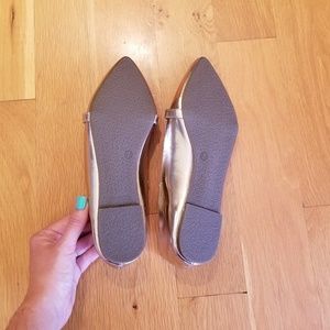 Report | Shoes | Nwot Report Rose Gold Flats | Poshmark